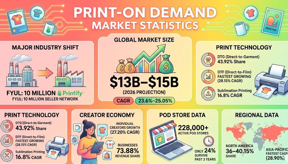 Print-On-Demand Market Statistics 2026